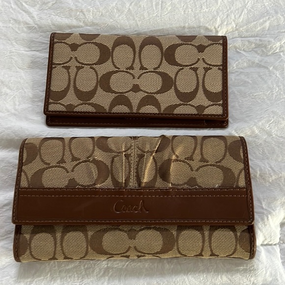 Coach | Bags | Coach Wallet With Checkbook Insert | Poshmark